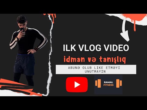 Fitness İdman Hərəkətləri / İlk Vlog / Qarlı havada İdman-Sinə Məşqi(bütün gerçəklikləri ilə)!