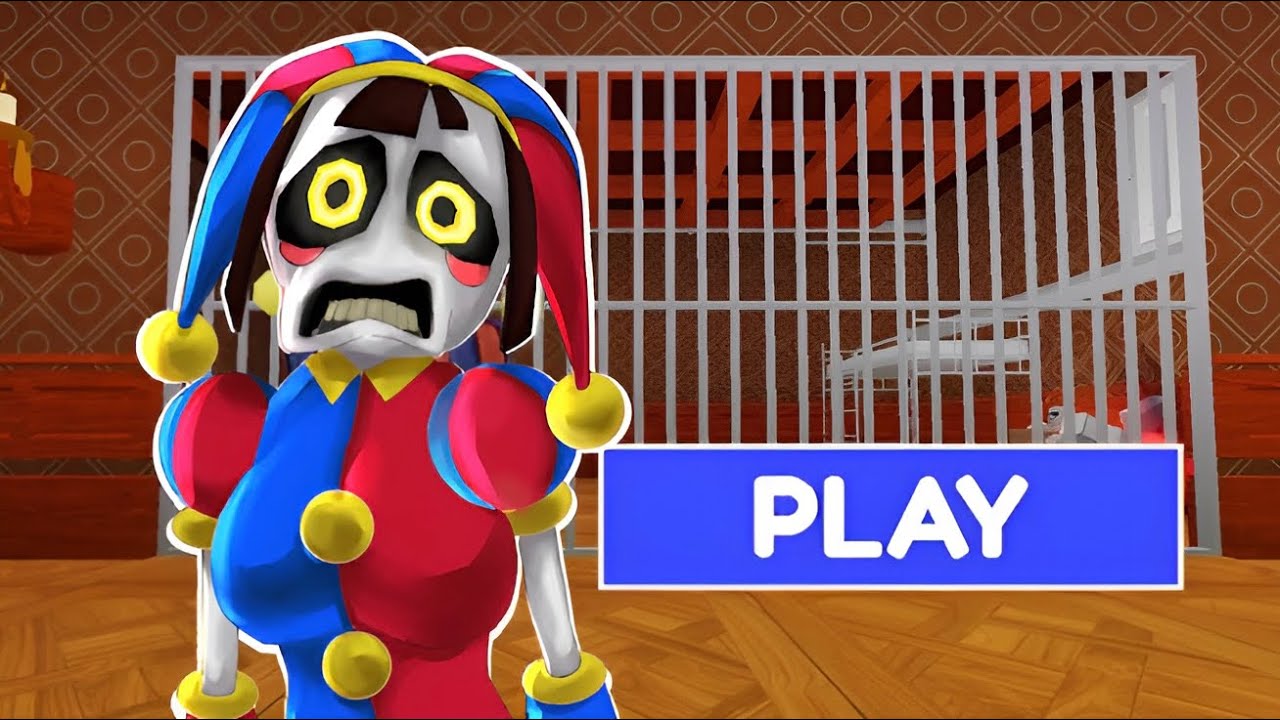 SCARY POMNI PRISON RUN | SCARY OBBY | ROBLOX #roblox #barrysprisonrun # ...