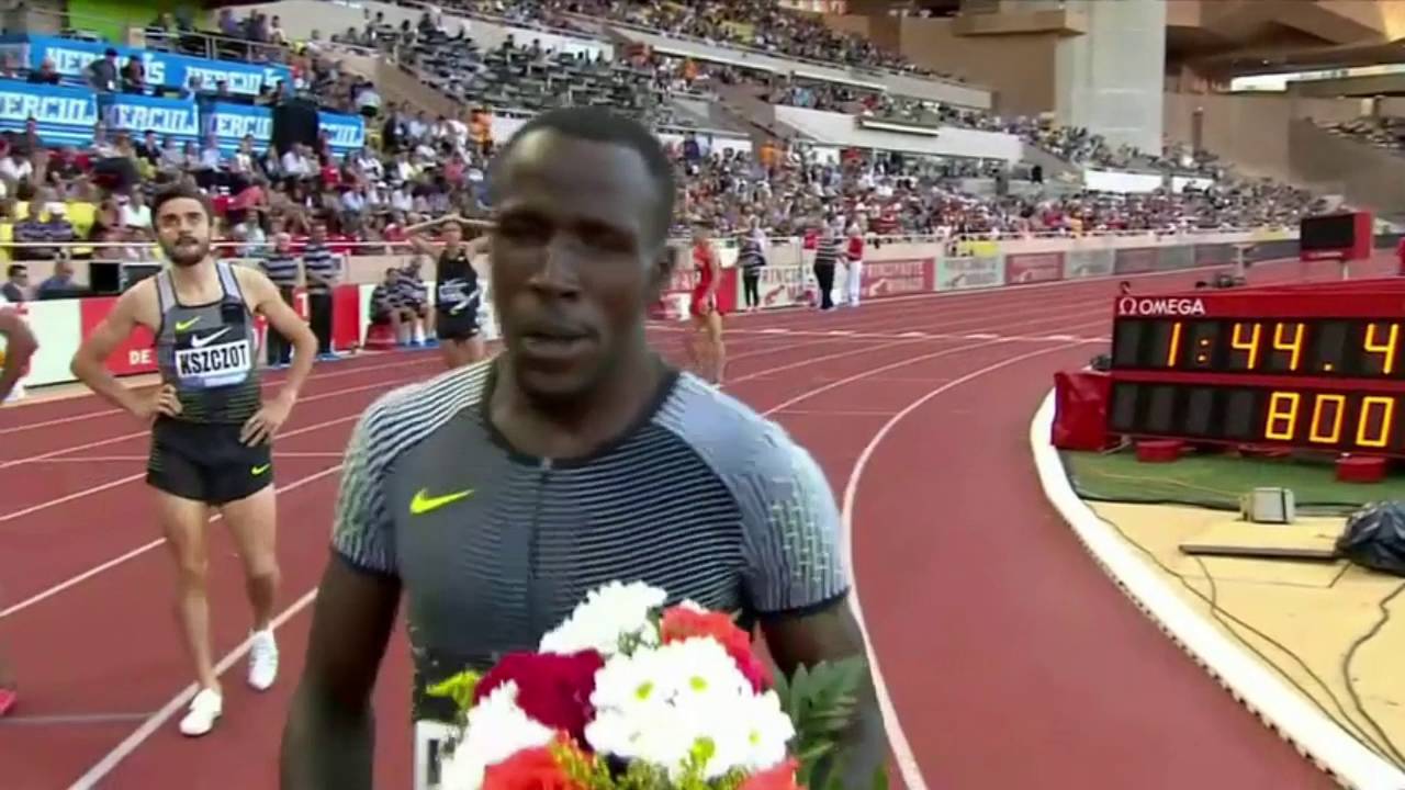 Brandon McBride - 800m - Monaco 2016 - YouTube