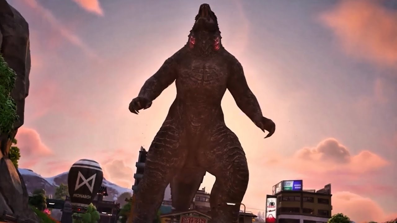Evolved Godzilla appears in Fortnite! - YouTube