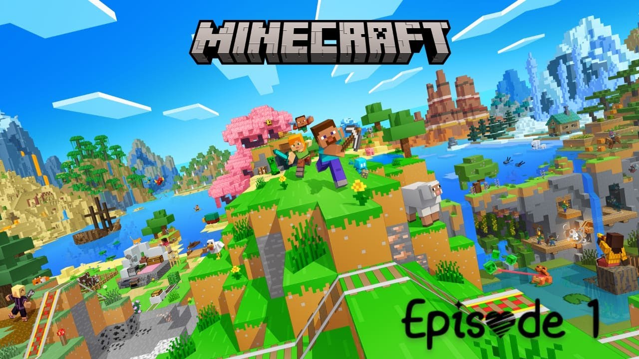 Minecraft gameplay | Exploring a stunning new minecraft world | Episode ...