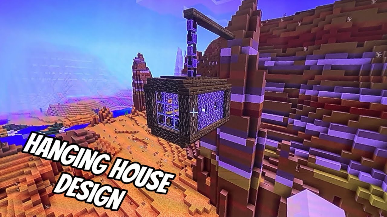 Minecraft Hanging House Design - YouTube