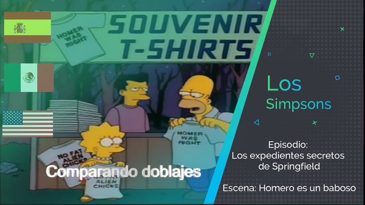 Homero es un baboso Los simpson - YouTube