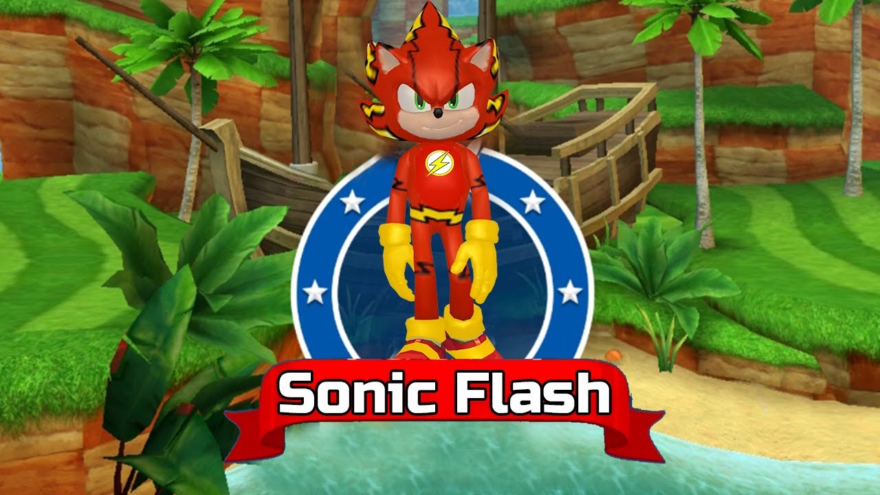 Sonic Dash - SONIC FLASH New Skin for Movie Super Sonic MOD - All 60 ...