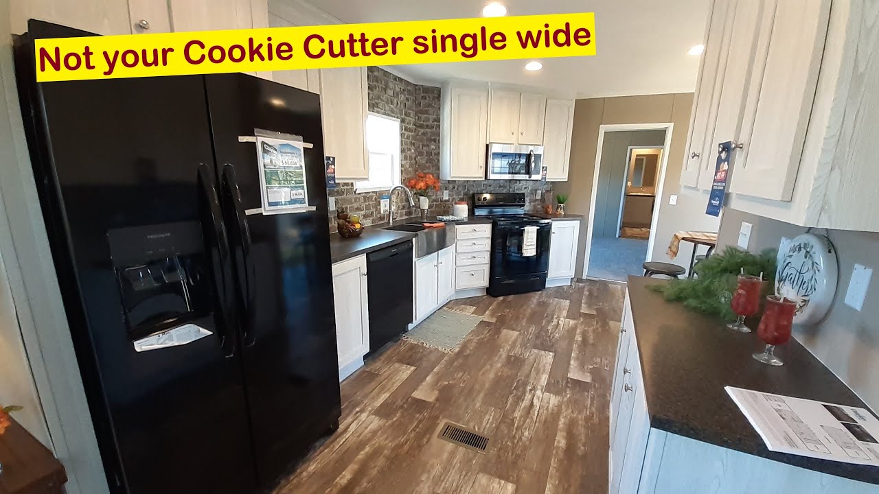 Unique and Awesome floor plan, (not a cookie cutter single wide). - YouTube