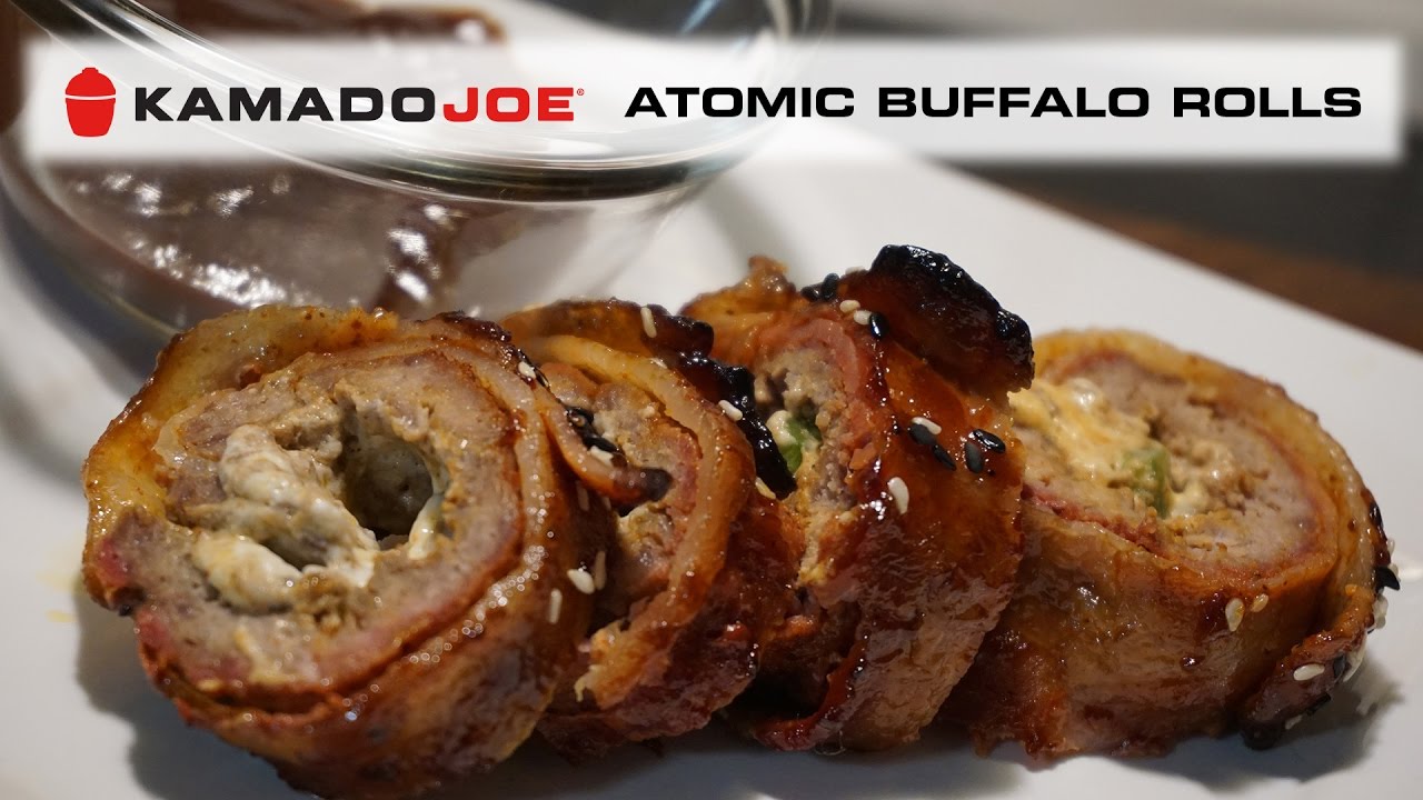 Kamado Joe Atomic Buffalo Rolls - YouTube