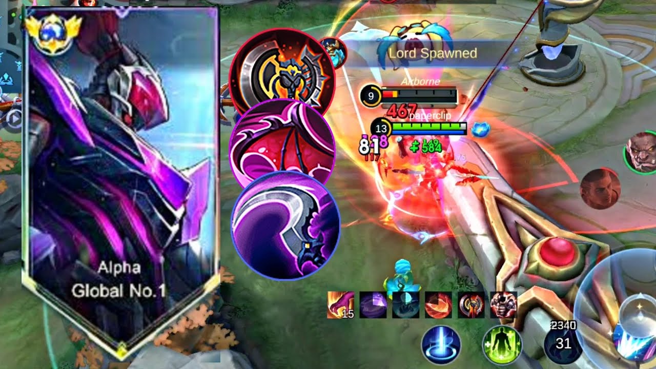 FINALLY ALPHA BEST BUILD FOR SOLO RANKED GAME!! 🔥 (alpha users must try ...