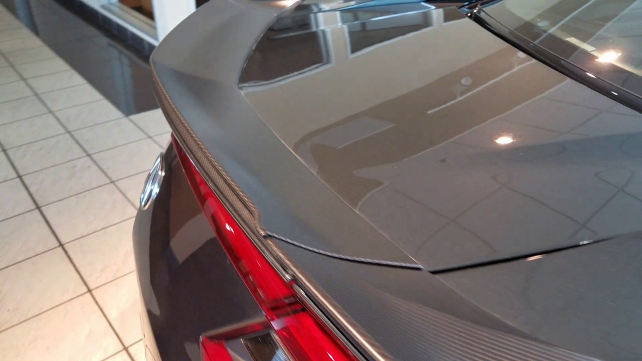 Carbon fiber spoiler for the 2017 Acura NSX. MS - YouTube