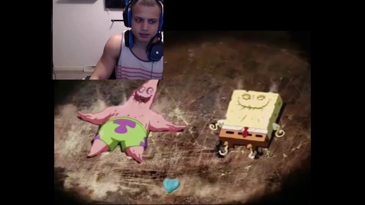 Tyler1 Reacts to the death of spongebob and patrick - YouTube