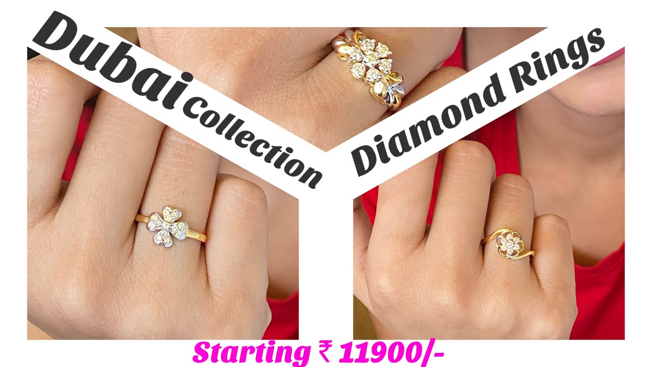 Stunning Dubai Collection Diamond Rings Designs Starting Rs 11900 ...