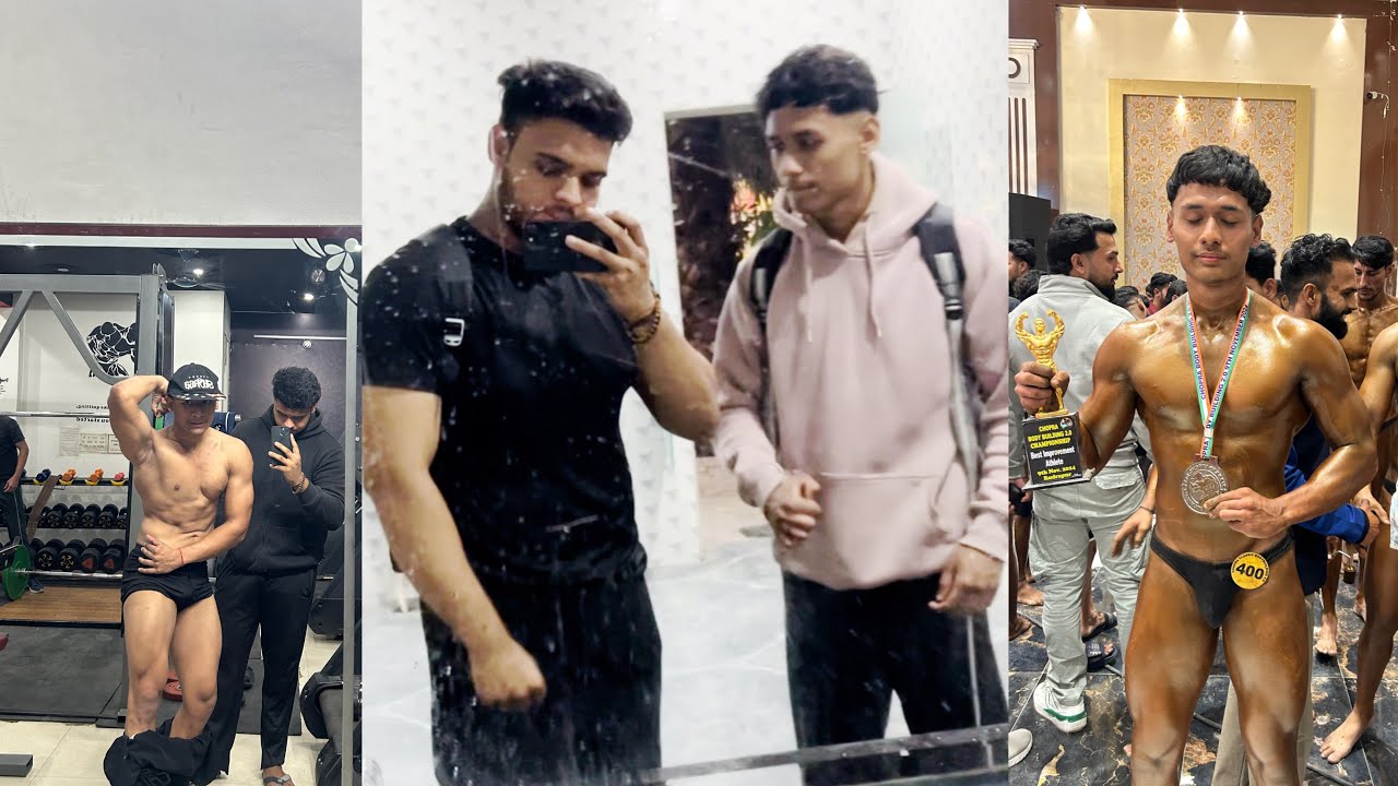 BODYBUILDING competition of my student - YouTube