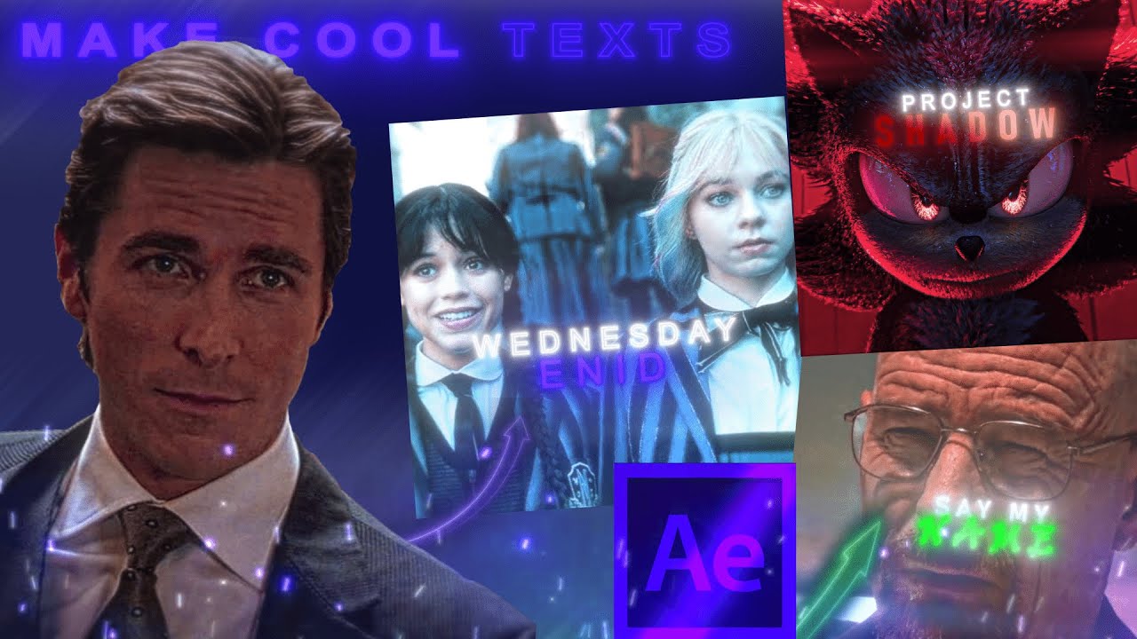 How to Make Awesome Text | After Effects Tutorial - YouTube