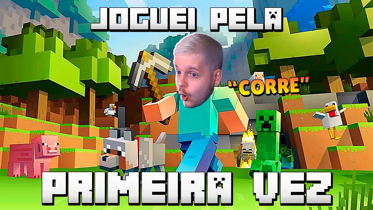 🤩 𝗙𝗜𝗡𝗔𝗟𝗠𝗘𝗡𝗧𝗘! JOGUEI MINECRAFT PELA 𝟭ª 𝗩𝗘𝗭 NA VIDA! 🔥 ‹ KHORTEX › - YouTube