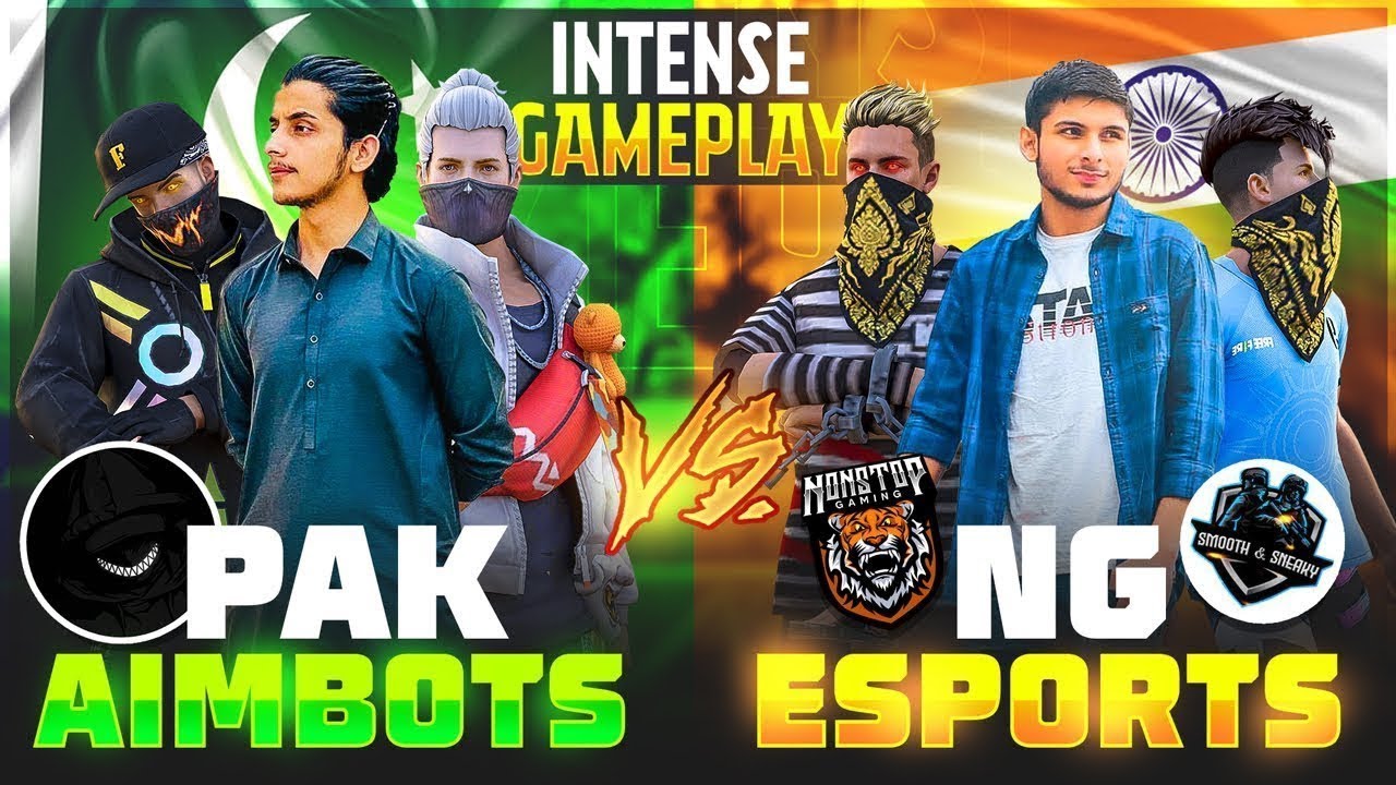 NG-ESPORTS🇮🇳 vs PAK AIMBOTS🇵🇰 || SMOOTH 444, TUFAN FF, NOTAXID 🤯|| PAK ...