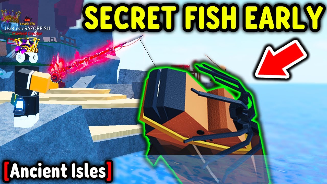 I Found SECRET TRAVIS SCOTT FISH EARLY Ancient Isles Update in Roblox ...