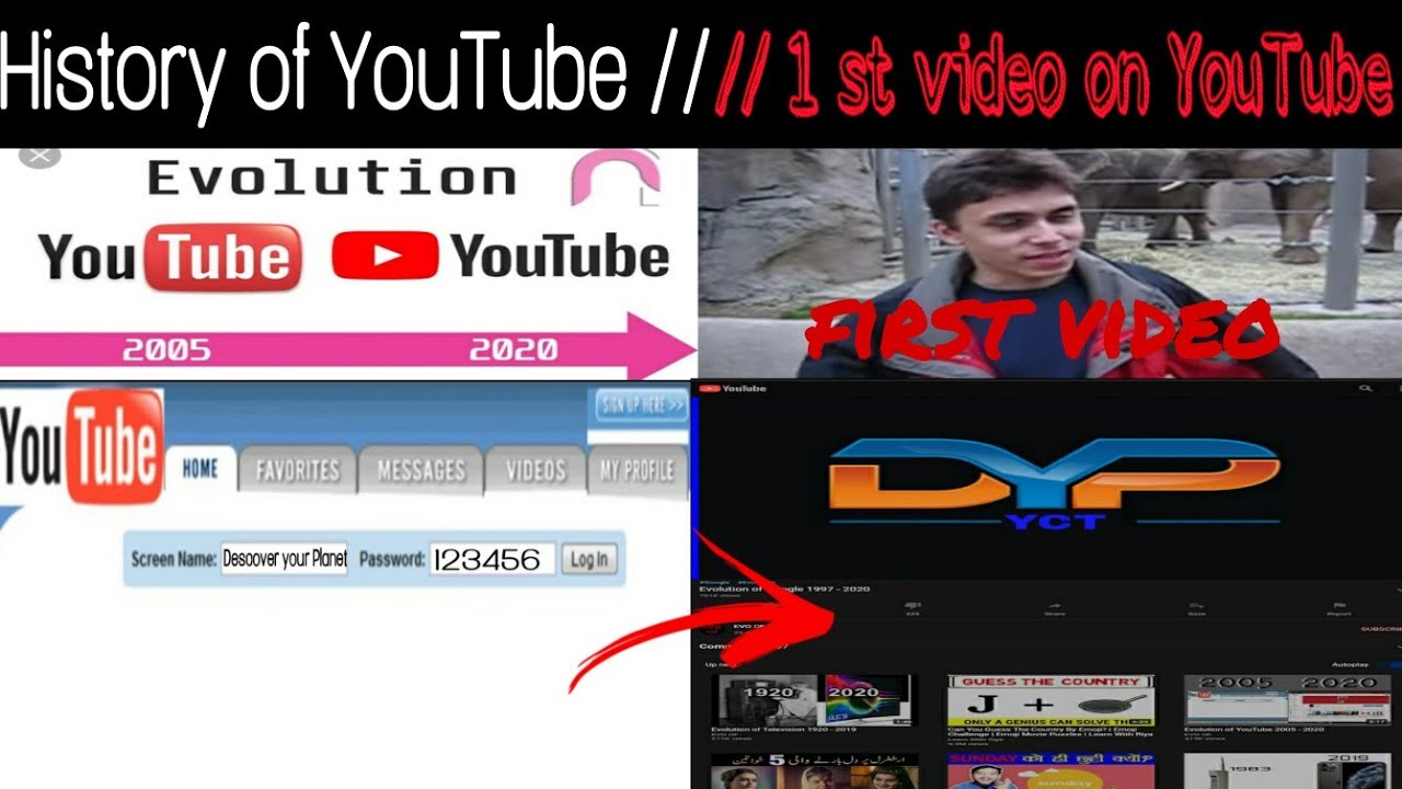 History of youtube || first video on YouTube || Evolution 2005 to 2021 ...