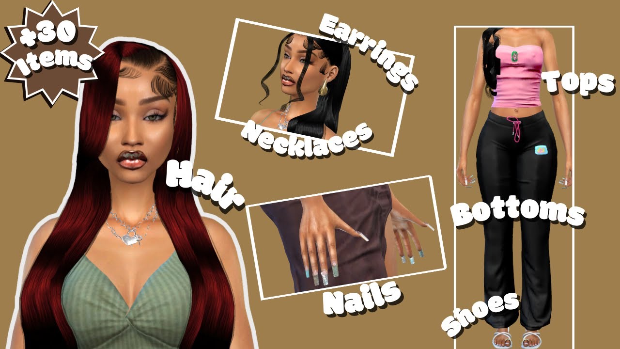 New Sims 4 Female CC Haul You NEED for Realistic Sims 😍 + CC Links & CC ...