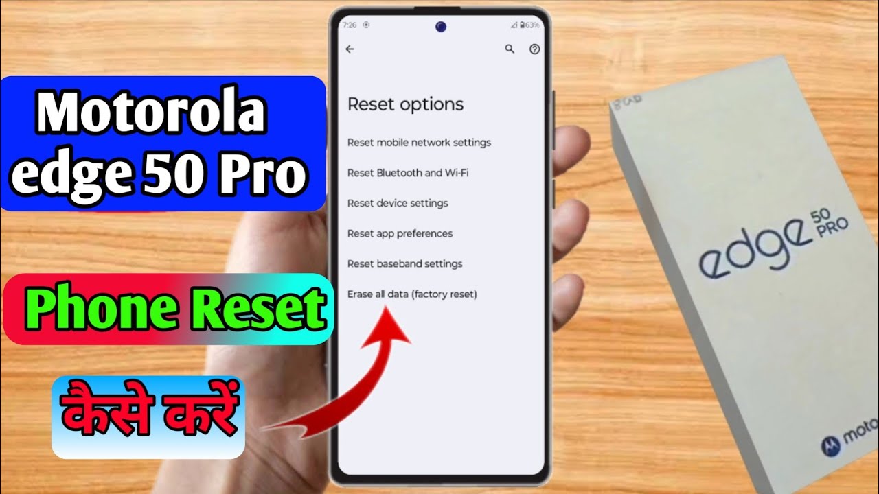 how to reset motorola edge 50 pro | motorola edge 50 pro reset kaise ...