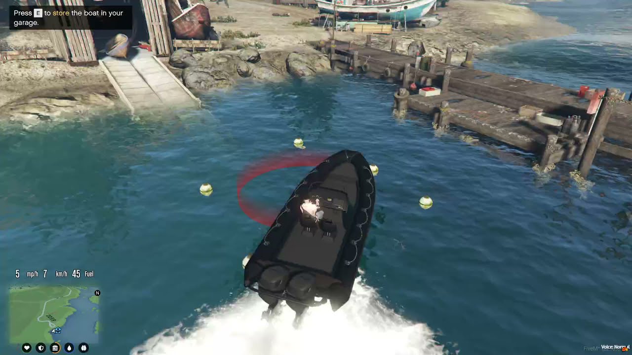 Best fivem roleplay server - boat shop & garages - YouTube