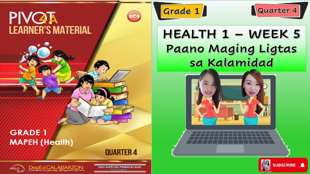 HEALTH GRADE 1 - QUARTER 4 - WEEK 5 (MELC-BASED) // #MAPEH #pivot - YouTube