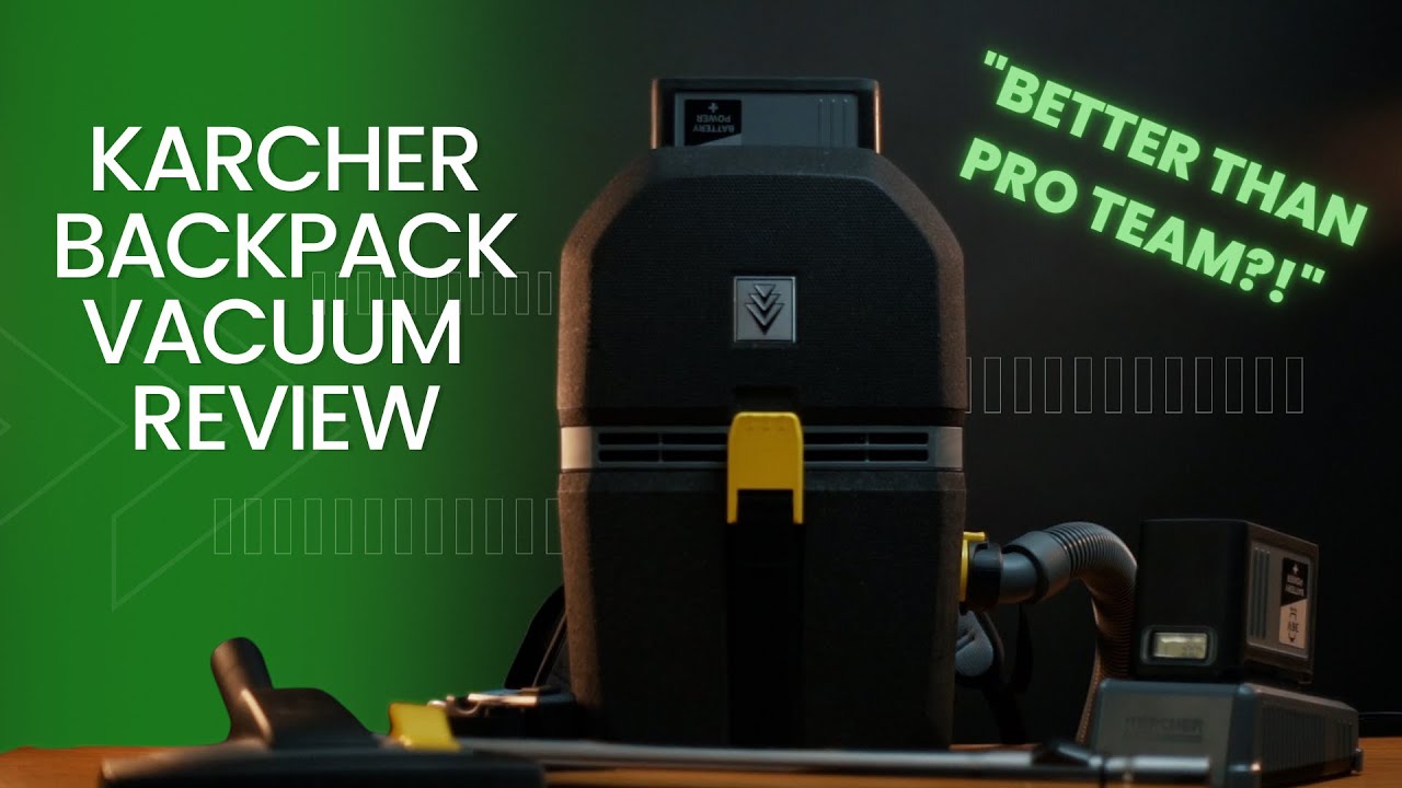 Best Backpack Vacuum On The Market? (Karcher BVL 5/1 REVIEW) - YouTube