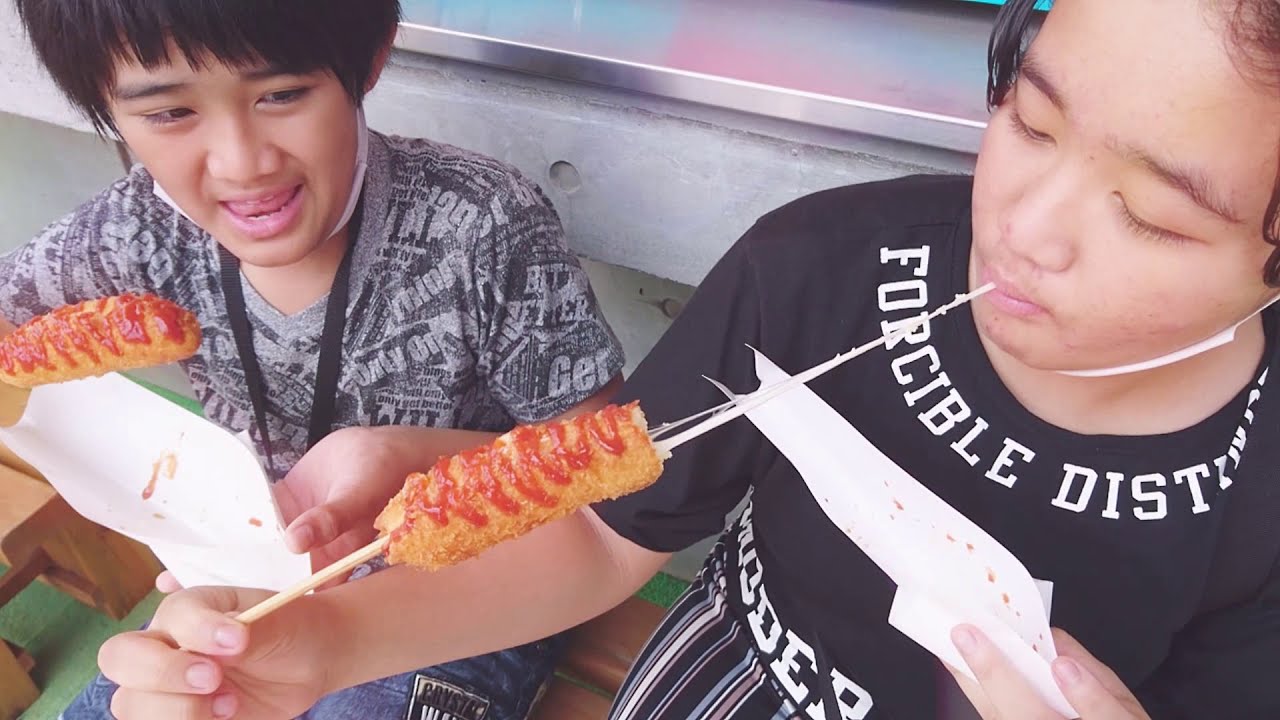 Mozzarella cheese dog Japanese street foods.. Ang habaaaa!!! 😍 - YouTube