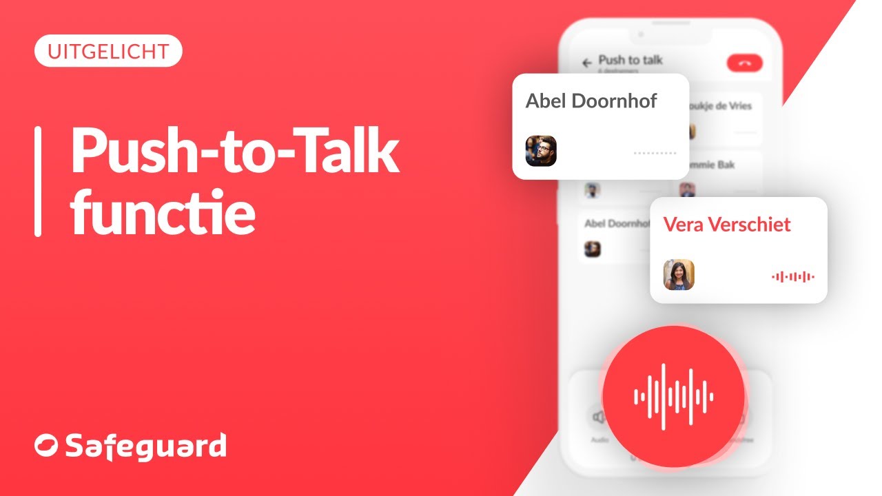 Safeguard BHV app - Push-to-Talk - YouTube