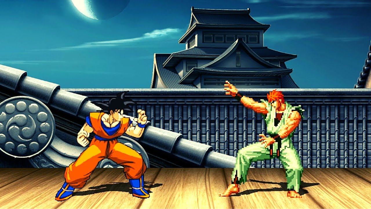 DRAGON BALL TEAM VS KOF TEAM HIGH LEVEL INSANE FIGHT#dragonball #goku # ...