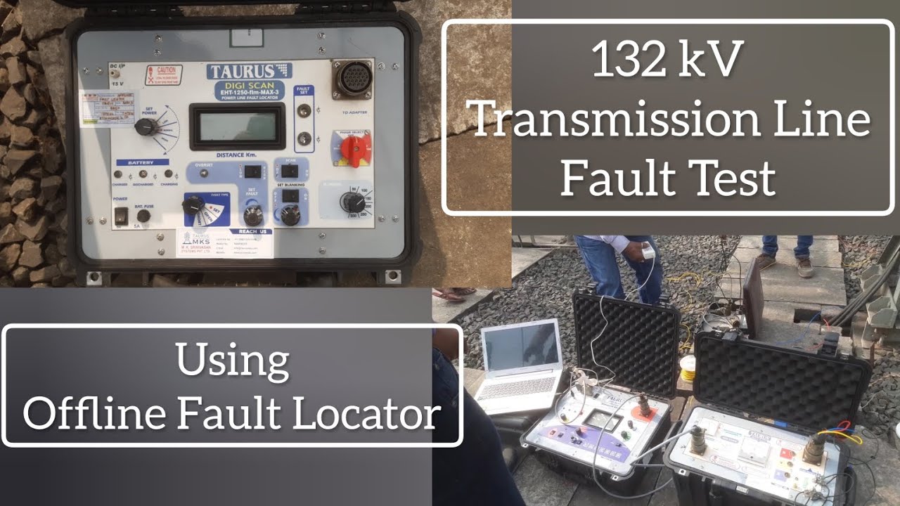 Transmission Line Fault Test Using Offline Fault Locator Dvc Substation 132kv Switchyard