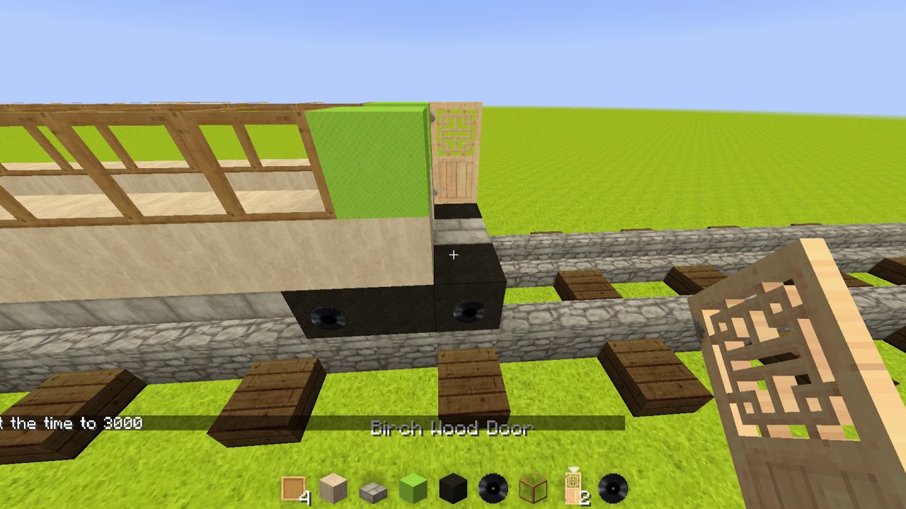 jak zbudować mini wagon pkp w minecraft - YouTube