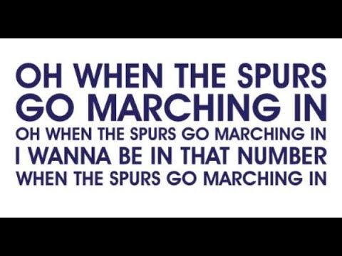 Oh When The Spurs Go Marching In (Live) - Spurs Song Sheet / Tim ...