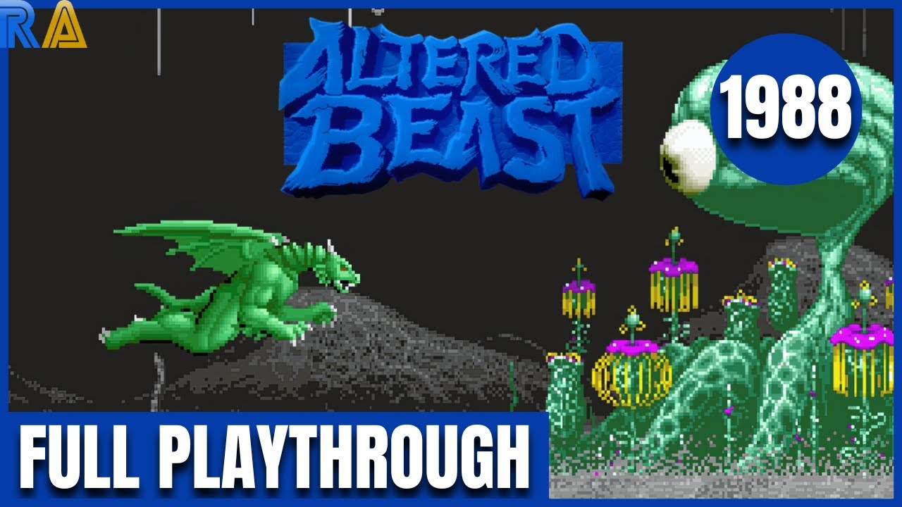 Altered Beast Arcade (1988) Full Playthrough with Retro Achievements ...