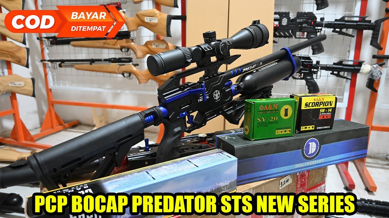 Harga senapan angin PCP BOCAP PREDATOR 500CC SERI STS NEW SERIES dan ...
