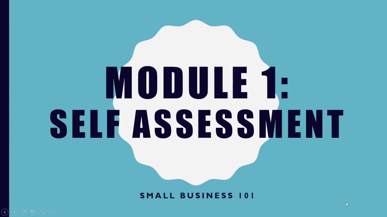 Starting Your Business 101: Self Assessment - YouTube