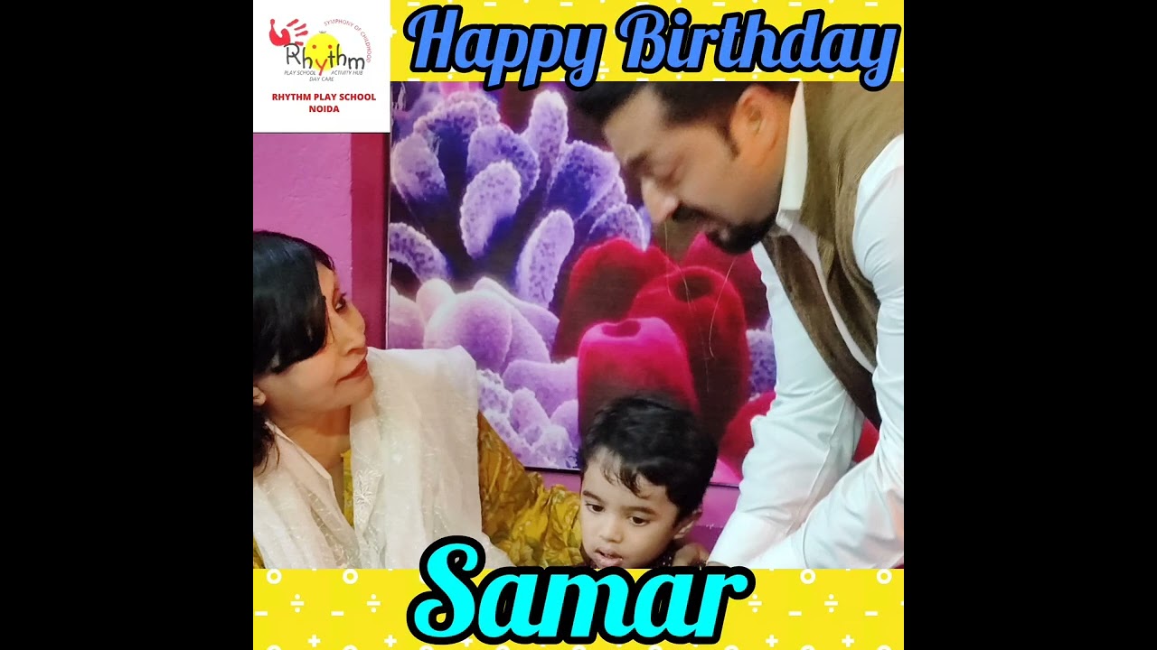 Birthday celebration in Rhythm play school...... - YouTube