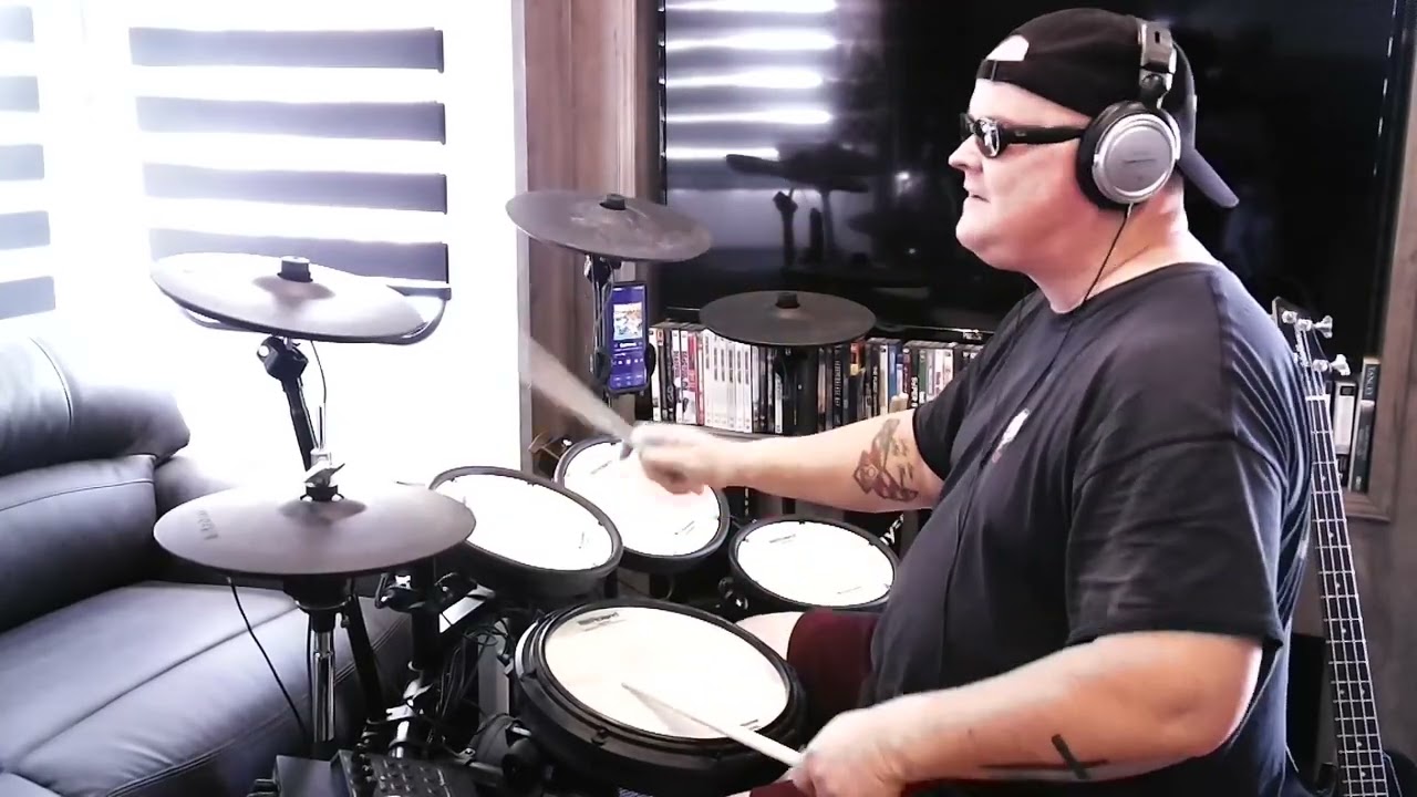 Rockin' Grandpa-Get a Haircut and Get a Real Job (drum cover) - YouTube