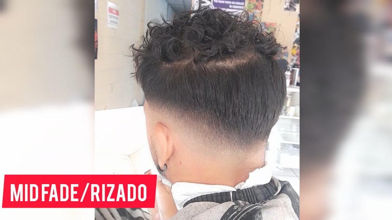 COMO HACER UN RIZADO PERMANENTE (Mid Fade) - YouTube