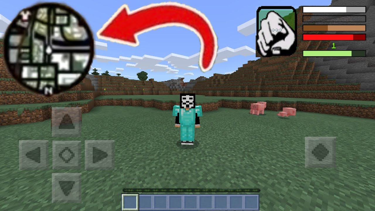 GTA San Andreas Add-on Minecraft PE/PC ADDON/MOD | MCPE - BOY - YouTube