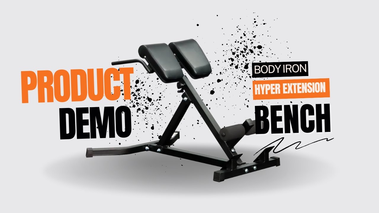 Body Iron Hyper Extension Bench - YouTube