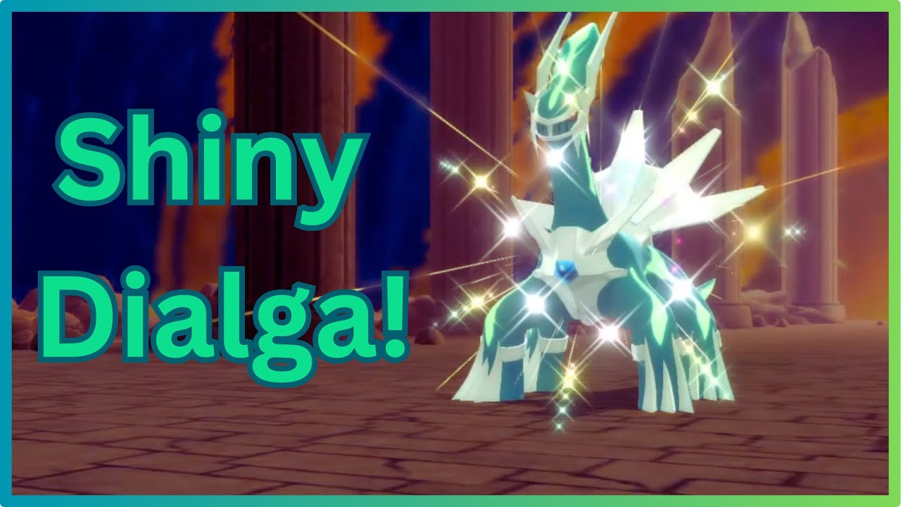 I found shiny Dialga in Pokemon Brilliant Diamond in only 2603 soft ...