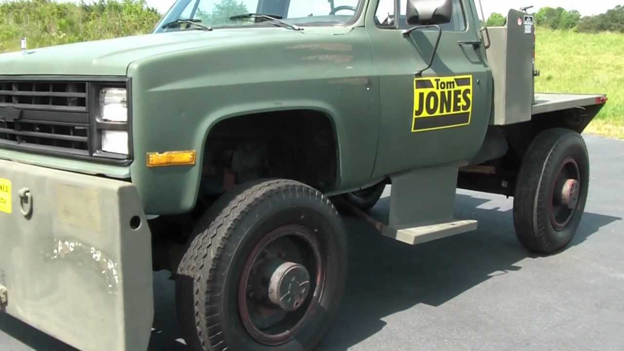 SOLD ***** AirCraft Tug Air Force Chevrolet K30 4X4 4 Wheel Steer Eagle ...