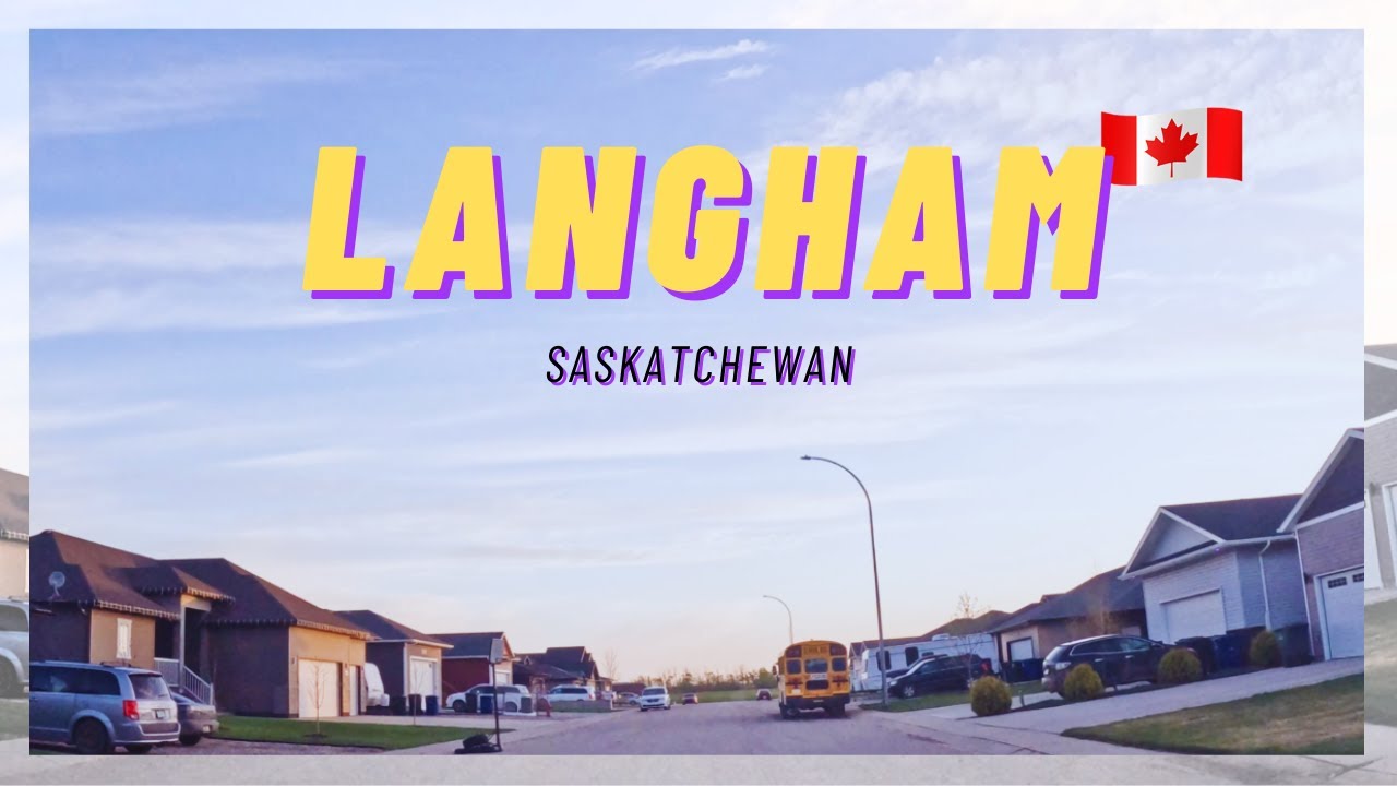 Tour around town of LANGHAM, Saskatchewan | Canada [4K] - YouTube