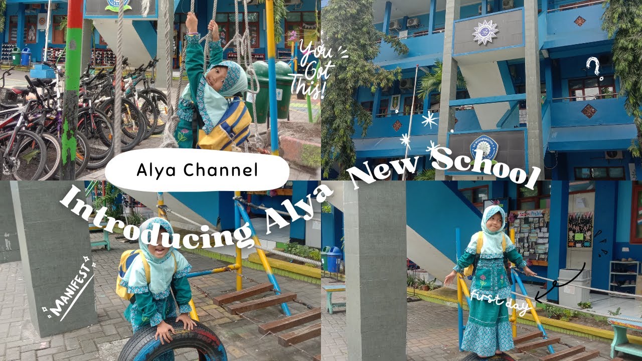 ALYA INTRODUCES HER NEW SCHOOL | SD MUHAMMADIYAH 3 IKROM - YouTube