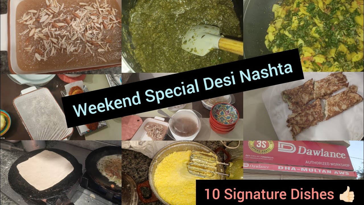 Weekend Special Desi Nashta | Winter special Dishes | 10 Signature ...