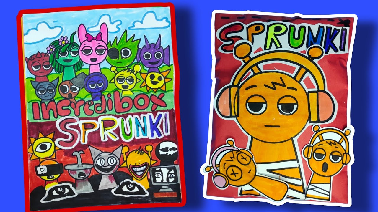 Making INCREDIBOX SPRUNKI HORROR VERSION Game Book😱🎧 ( + Scary Sprunki ...