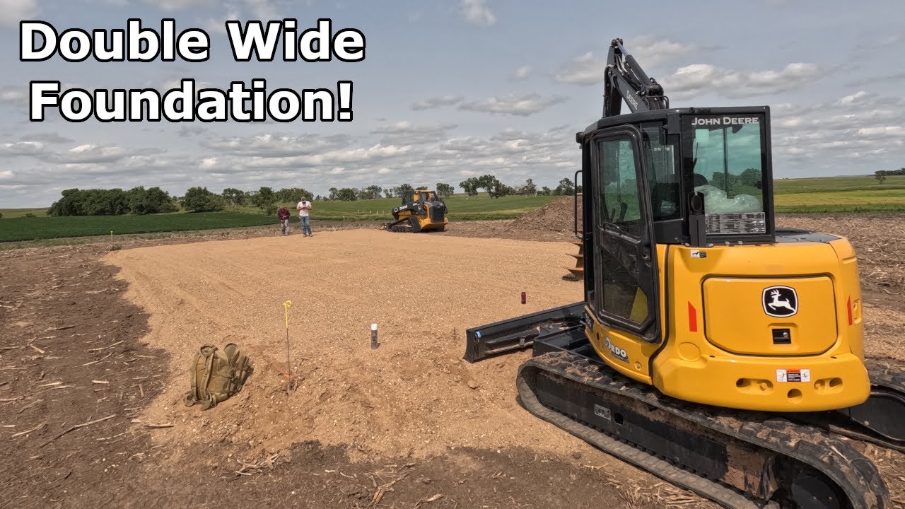 Manufactured Home Foundation Install! (38 Holes in Under 2 Hours ...