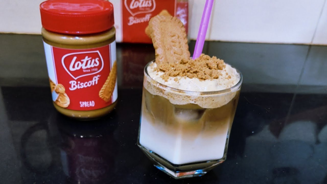 Lotus Biscoff Iced Latte, u gonna love it - YouTube