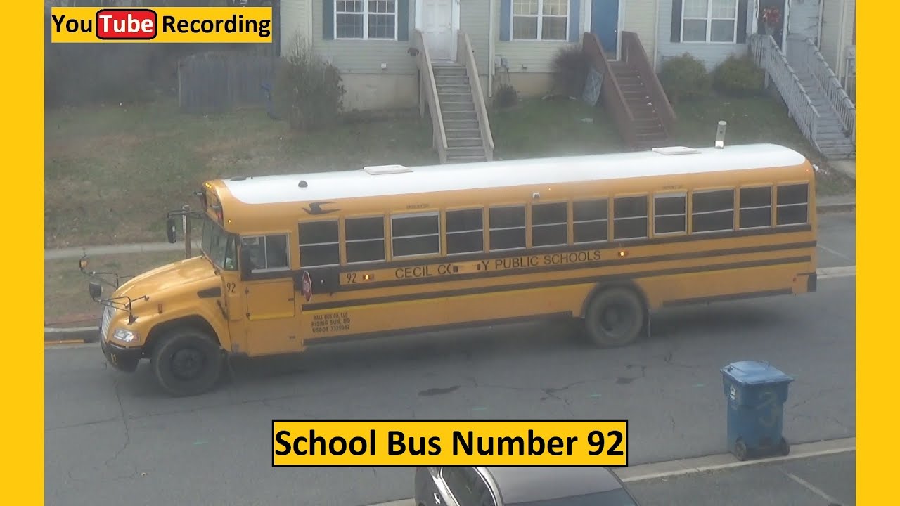 School Bus Number 92 - YouTube Recording - YouTube