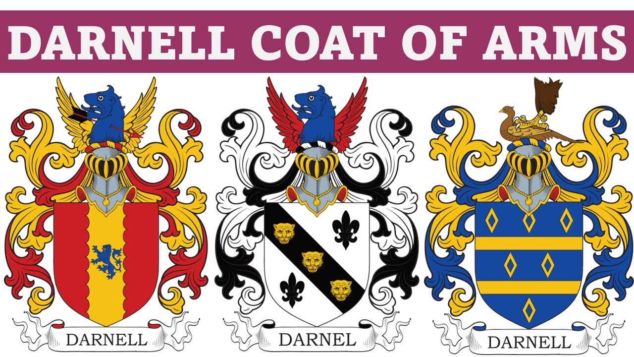 Darnell Coat of Arms & Family Crest - Symbols, Bearers, History - YouTube