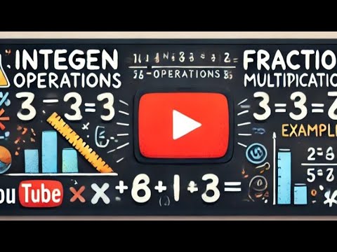TEST NO 1| Mastering Fractions and Integer Operations: Essential Math ...
